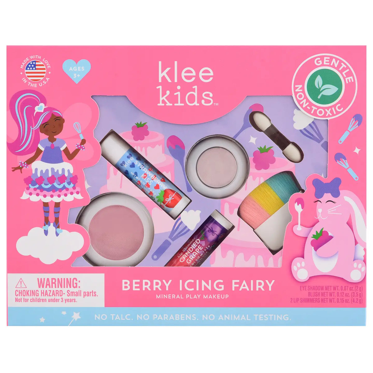 Berry Icing Fairy- Klee Kids Play Makeup 4-PC Kit – Beech & Boon
