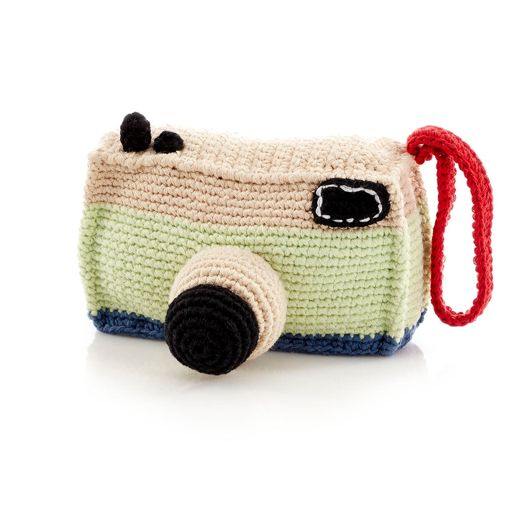 Camera Stuffed Rattle – Beech & Boon